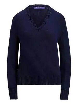 RALPH LAUREN V-Neck Knitted Sweater
