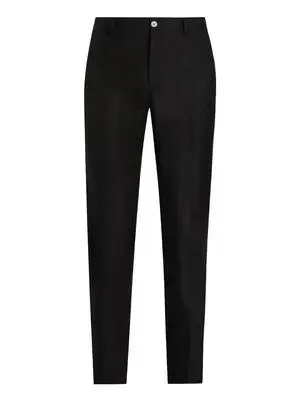 Dolce & Gabbana Linen Trousers - Black