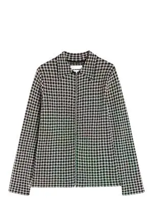 JIL SANDER Checked Shirt - Black