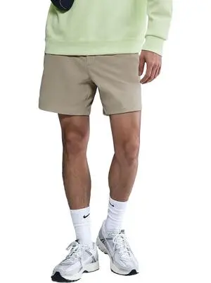 Nike 24.7 Dri-fit Flat Front Shorts - Desert Khaki/ Sail