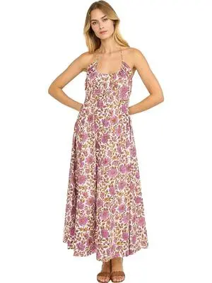MAREA Mireille Floral Print Maxi Dress - Lilac Orsay Floral