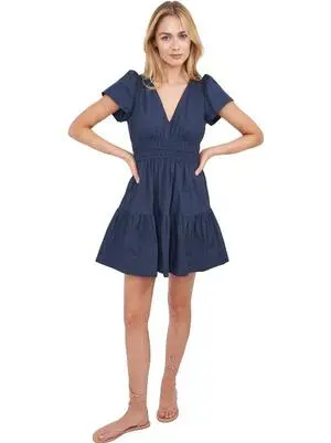 MAREA Anna Mini Dress - Navy