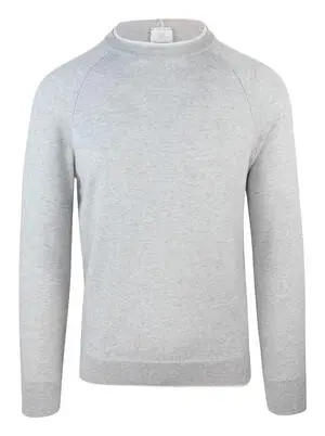 Eleventy Wool Sweater - Grigio Chiaro E Sabbia