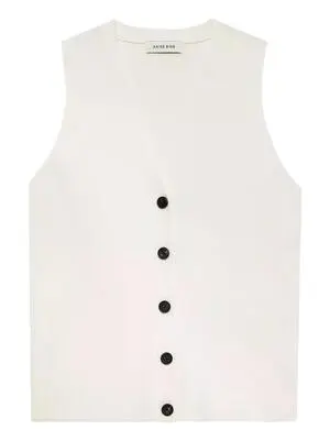 ANINE BING Lawrence Vest - Neutrals