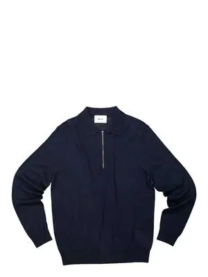 NN07 Zippered Polo Sweater