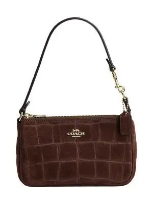 COACH OUTLET Nolita 19 Crocodile-embossed Leather Handbag - Gold/maple