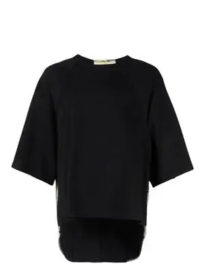 By Walid Raglan-sleeve T-shirt - Black