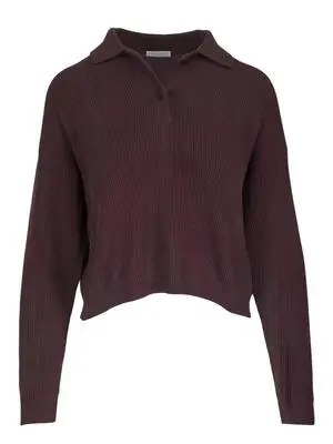 Brunello Cucinelli Ribbed-knit Jumper - Brown