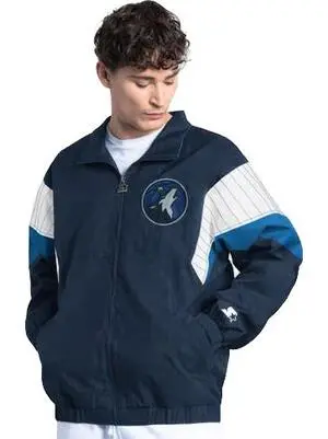 STARTER Minnesota Timberwolves Full-zip Jacket - Navy