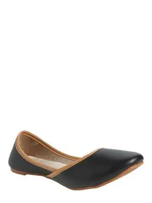 FUCHSIA Classic Jutti Flat - Black
