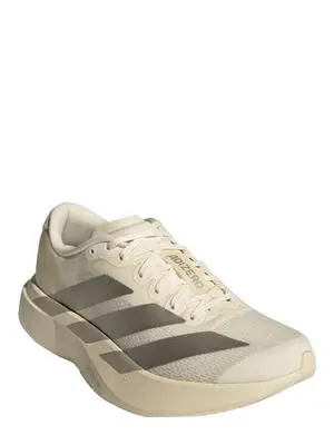 Adidas Adizero Evo Sl Running Shoe - White/ Cyber Metallic/ Vanilla