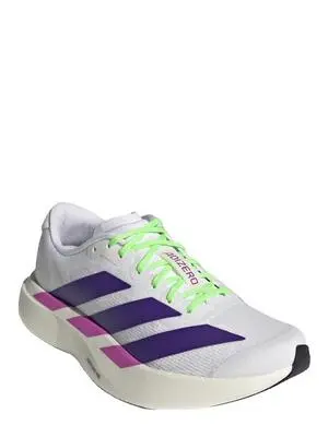 Adidas Adizero Evo Sl Running Shoe - White/purple/purple