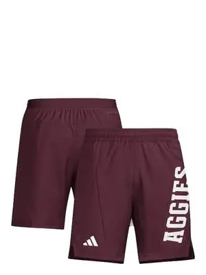 Adidas Texas A&m Aggies Aeroready Training Shorts - Maroon