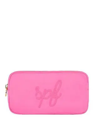 Stoney Clover Lane Spf Embroidered Small Pouch - Bubblegum