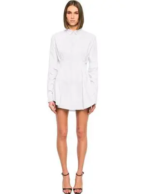 OW Ella Shirt Dress - White