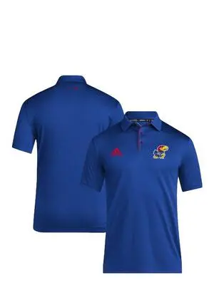 Adidas Kansas Jayhawks 2024 Coaches Aeroready Polo - Royal