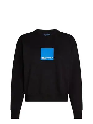 Karl Lagerfeld Box Logo Sweatshirt - Black