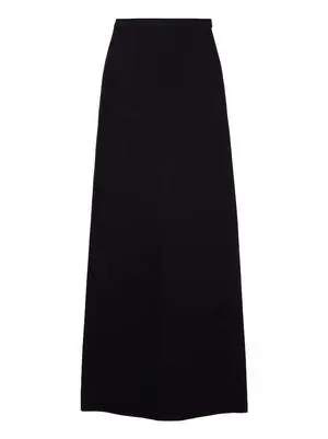 Max Mara Vernice Jersey Maxi Skirt - Black