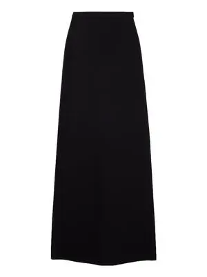 Max Mara Vernice Jersey Maxi Skirt - Black