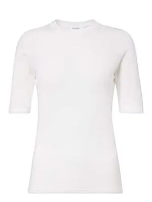Max Mara Gerico Virgin Wool Top - White
