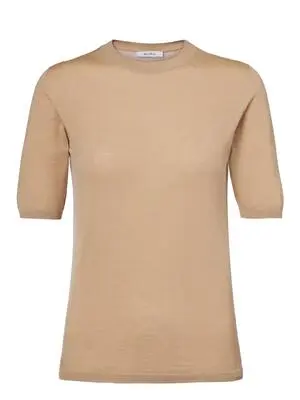 Max Mara Gerico Virgin Wool Top - Beige