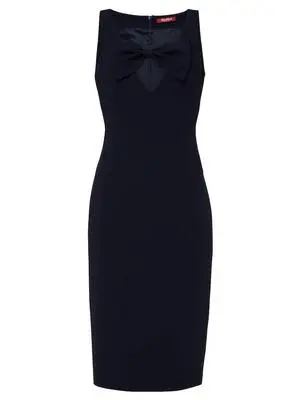 Max Mara Alfiero Cady Midi Dress - Blue