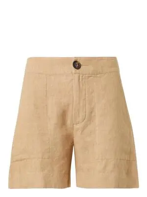 Vince Hemp Bermuda Shorts - Beige