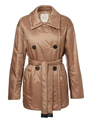 Max Mara The Cube Calla Padded Canvas Jacket - Beige