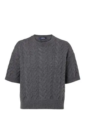 Max Mara Dominus Wool Top - Grey