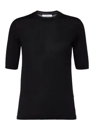 Max Mara Gerico Virgin Wool Top - Black