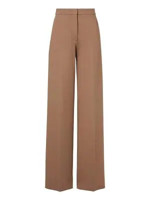 Max Mara Biada High-rise Wide-leg Pants - Brown