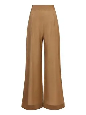 Max Mara Gordon Wide-leg Pants - Brown