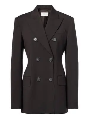 Sportmax Adamo Virgin Wool Blazer - Brown