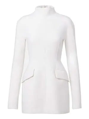 Sportmax Tefrite Crêpe Minidress - White