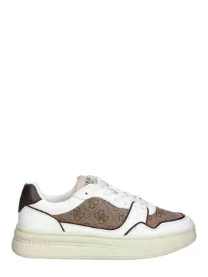 Guess Monogram Pattern Sneakers - Neutrals