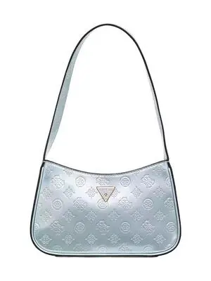 Guess Monogram Shoulder Bag - Blue