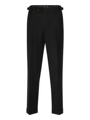 BILLIONAIRE Wool Trousers - Black