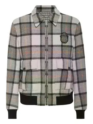 BILLIONAIRE Check-pattern Jacket - Neutrals