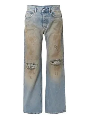 Acne Studios 2021 Distressed Organic Jeans - Blue