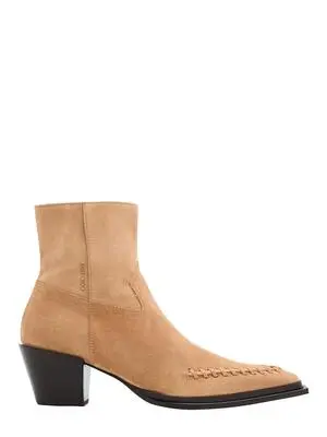 JIMMY CHOO Cece 60 Suede Ankle Boots - Toffee