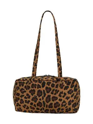 Baggu Nylon Bowler Bag - Leopard
