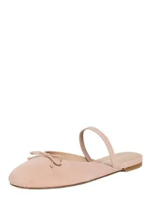 STUART WEITZMAN Prima Bow Ballet Mules - Blushful