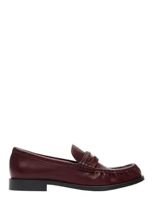 Burberry Leather Cadet Loafers - Fig