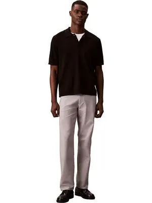 Calvin Klein Standard Straight Stretch 5-pocket Pants - Alloy