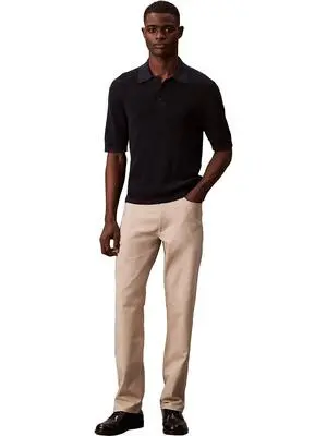 Calvin Klein Standard Straight Stretch 5-pocket Pants - Plaza Taupe