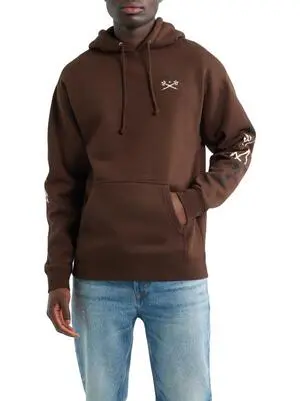 DARK SEAS Headmaster Iii Fleece Pullover Hoodie - Brown