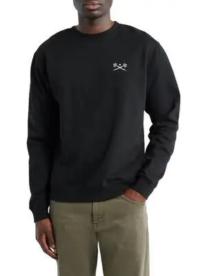 DARK SEAS Go-to Ii Fleece Sweatshirt - Black