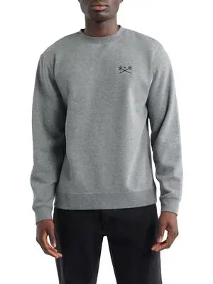 DARK SEAS Go-to Ii Fleece Sweatshirt - Gunmetal Heather