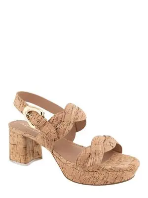 Aerosoles Platform Sandal Natural Cork