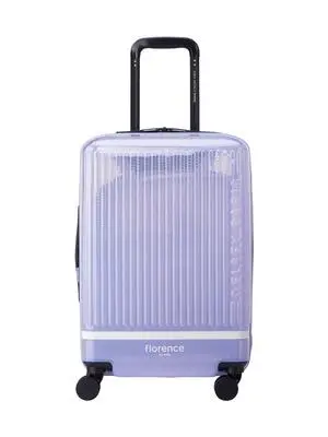 FLORENCE BY MILLS 20-inch Carry-on Spinner Suitcase - Translucent Purple